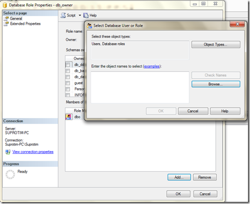 Assign a Database Role to Multiple Logins using SSMS